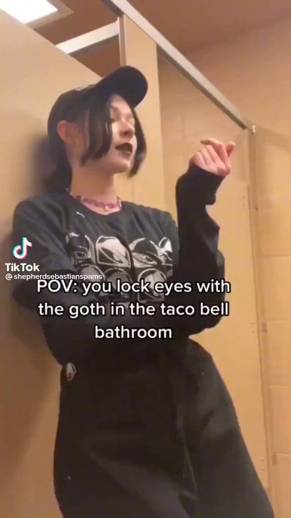 TikTok shepherdsebastian: POV: you lock eyes with the goth in the taco ...