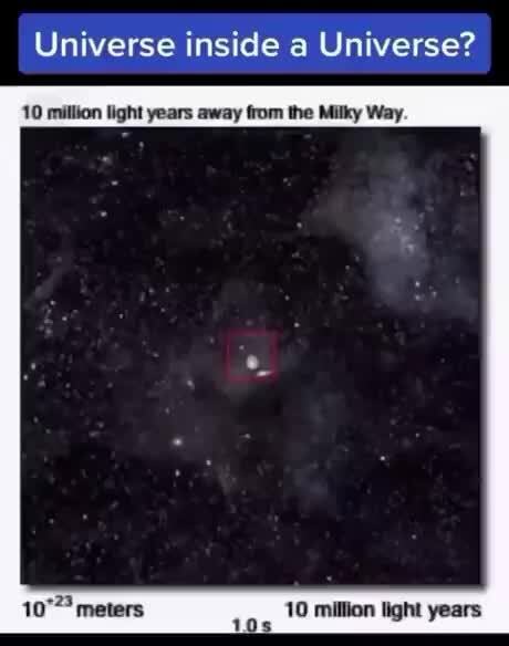 Universe inside a Universe? 10 million light years away from the Milky ...