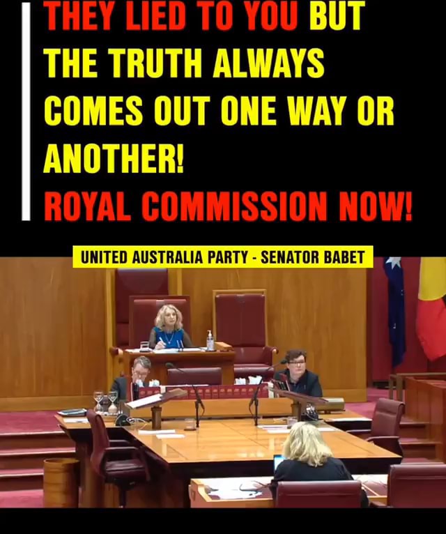 THEY LIED TO YOU BUT THE TRUTH ALWAYS COMES OUT ONE WAY OR ANOTHER ...