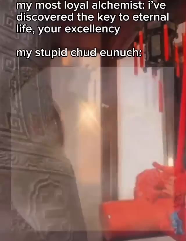 My most loyal alchemist: i've discovered the key to eternal life, your ...