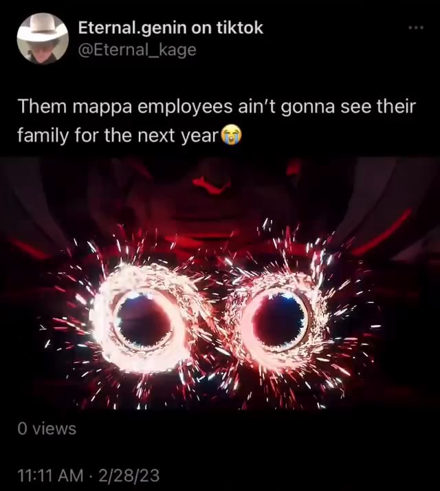 Them mappa employees ain't gonna see their family for the next year ...