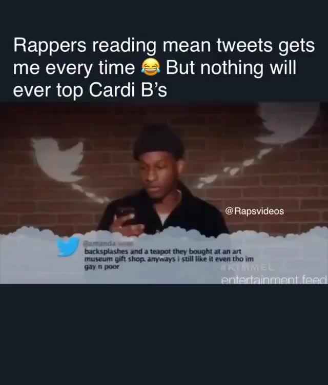 Rappers reading mean tweets gets me every time But nothing will ever ...