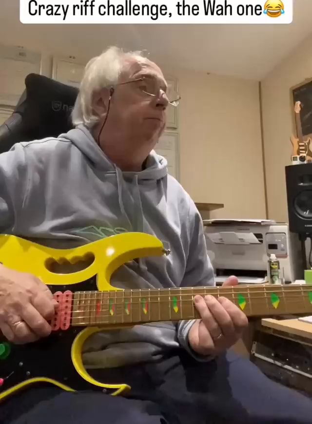 Crazy riff challenge, the Wan one - iFunny