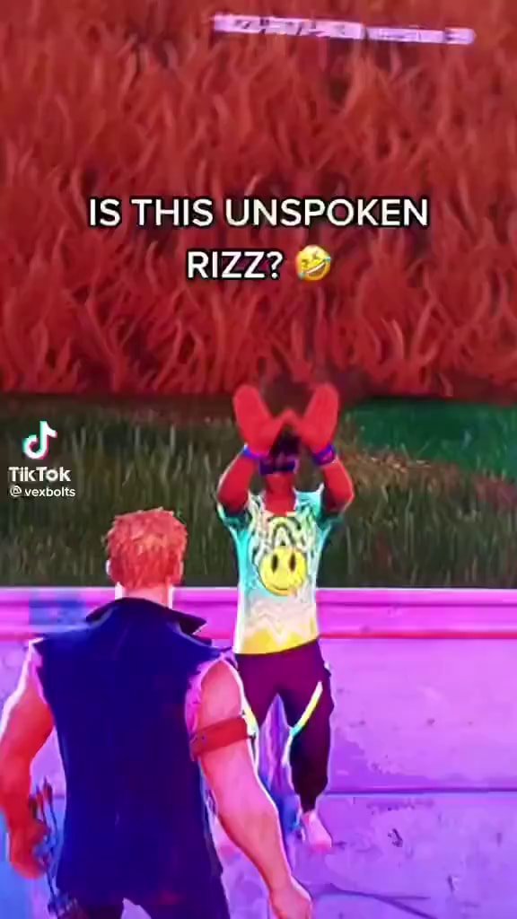 IS THIS UNSPOKEN RIZZ? - iFunny