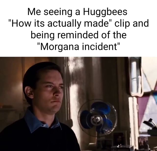 Me seeing a Huggbees "How its actually made" clip and being reminded of ...