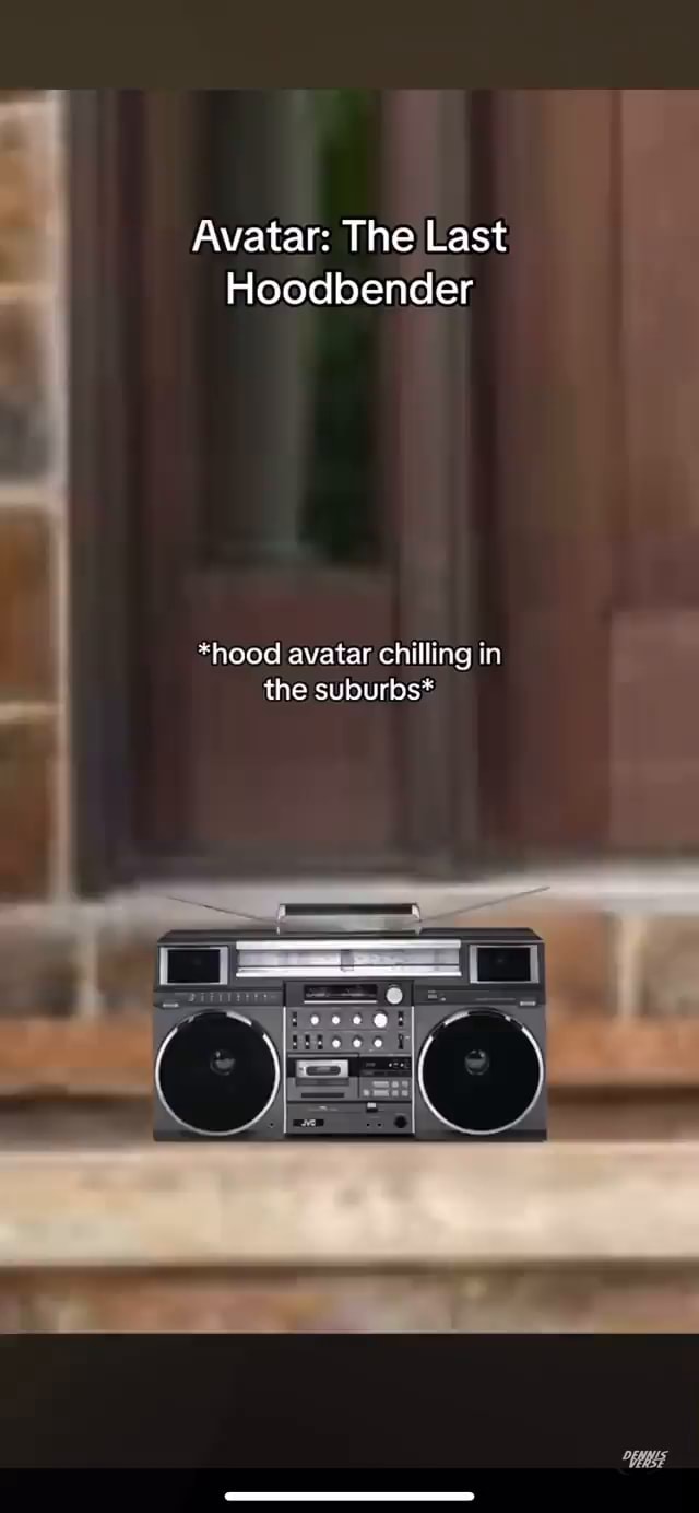 Avatar: The Last Hoodbender *hood avatar chilling in the suburbs* - iFunny