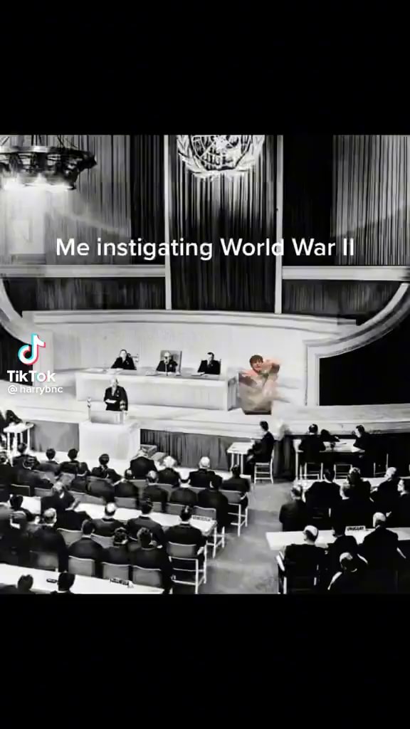 Me instigating World War li TikTok @harrybne - iFunny