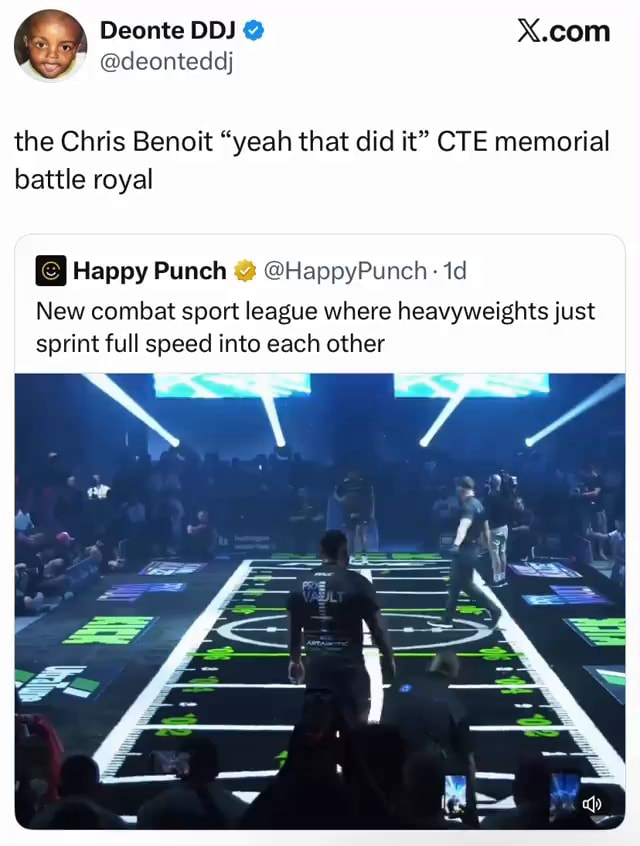 The Chris Benoit "yeah that did it" CTE memorial battle royal Happy ...