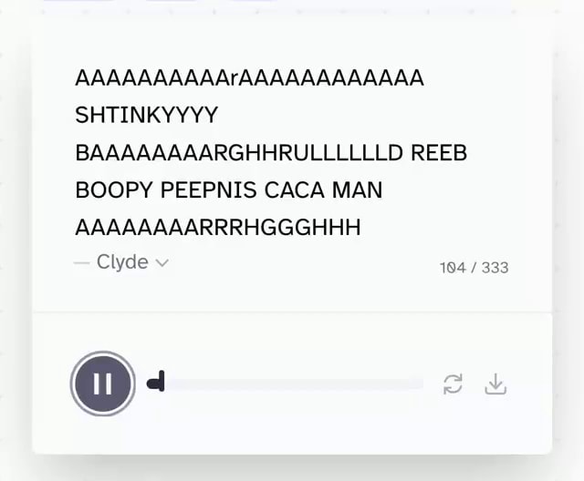 AAAAAAAAAATAAAAAAAAAAAA SHTINKYYYY BAAAAAAAARGHHRULLLLLLD REEB BOOPY ...