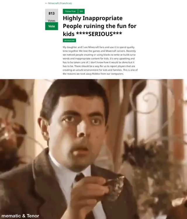 Vow Highly Inappropriate I People ruining the fun for kids ****SERIOUS ...