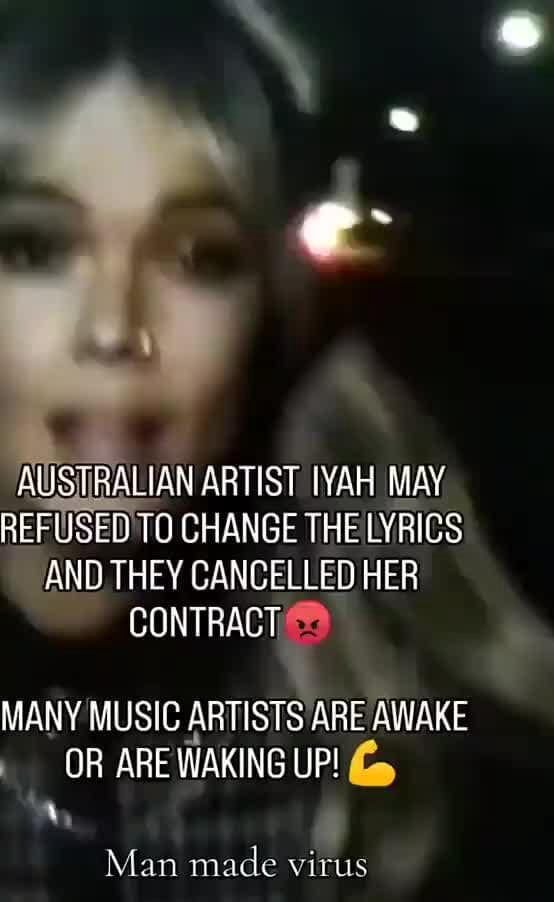 AUSTRALIAN ARTIST IYAH MAY REFUSED CHANGE THE LYRICS AND THEY CANCELLED ...