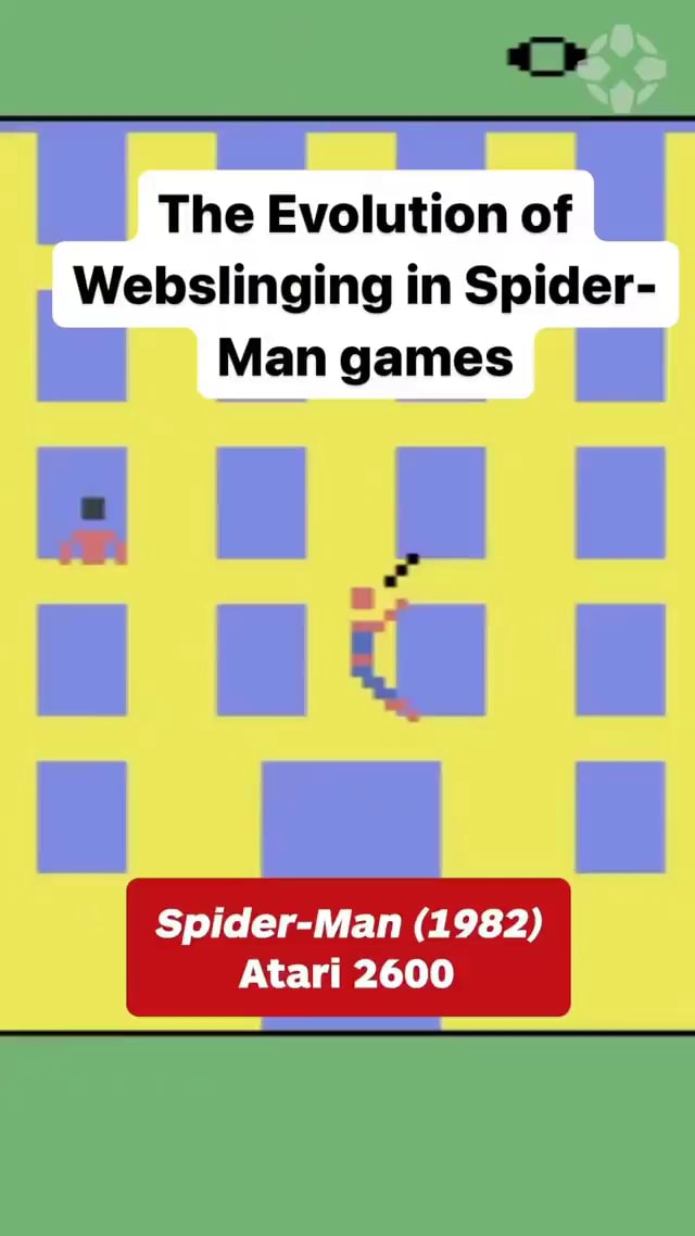 The Evolution of Webslinging in Spider- Man games Spider-Man (1982 ...