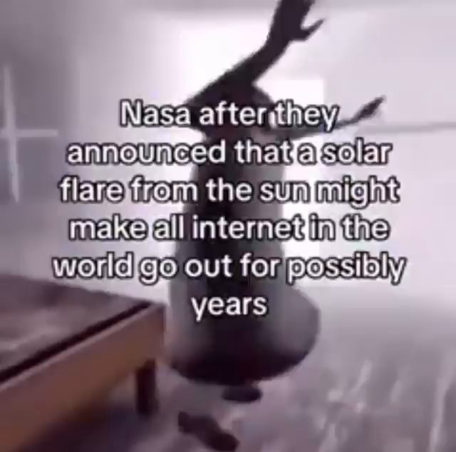 Ff Nasa after tiavacclar flare from the makeel intenetinthe out ...