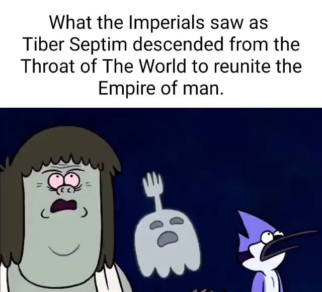 What the Imperials saw as Tiber Septim descended from the Throat of The ...