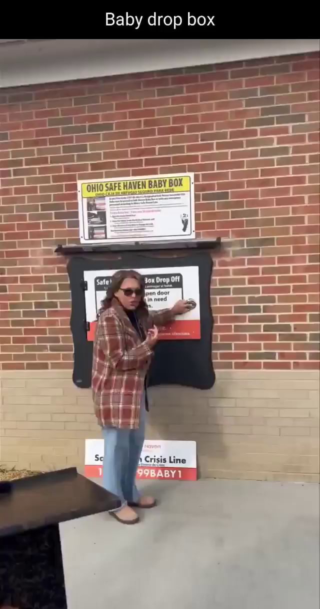 Baby drop box HAVEN BABY BOX it Crisis Line - iFunny