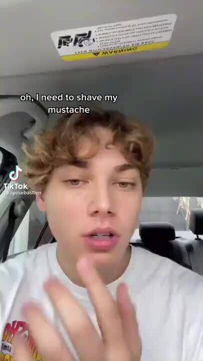 Oh, need to shave my mustache TikTok - iFunny