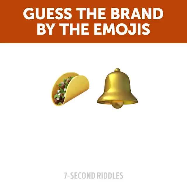 GUESS THE BRAND BY THE EMOJIS PA 7-SECOND RIDDLES - iFunny