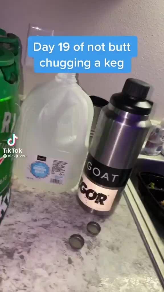 Day 19 of not butt chugging a keg cf TikTok - iFunny