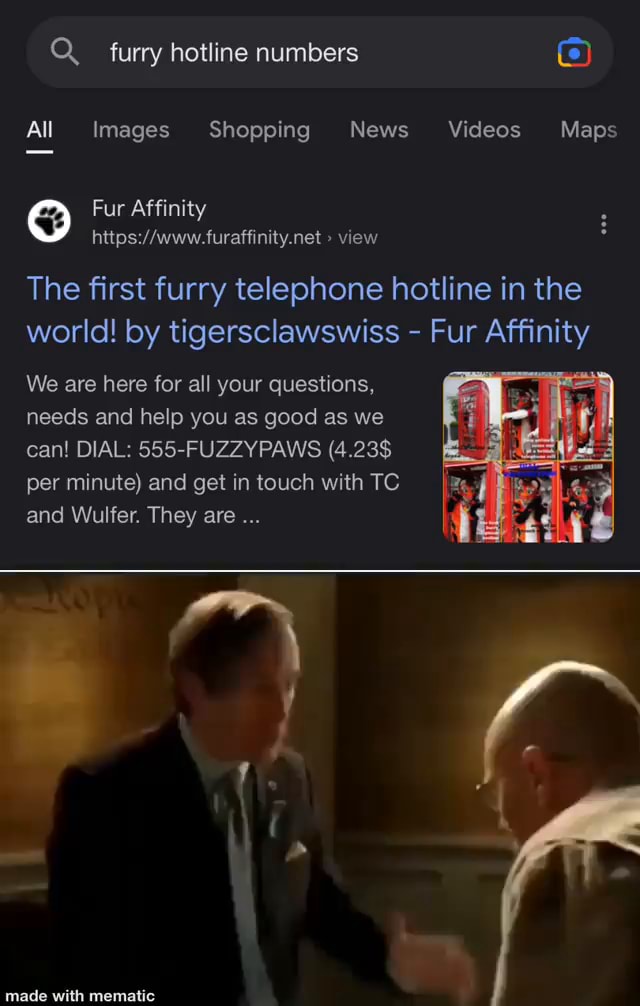 Q furry hotline numbers All images Shopping News Videos Maps Fur ...