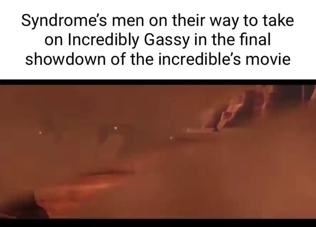 Syndrome's men on their way to take on Incredibly Gassy in the final ...