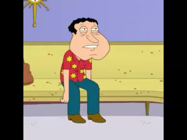 Quagmire turns into a toilet. - iFunny