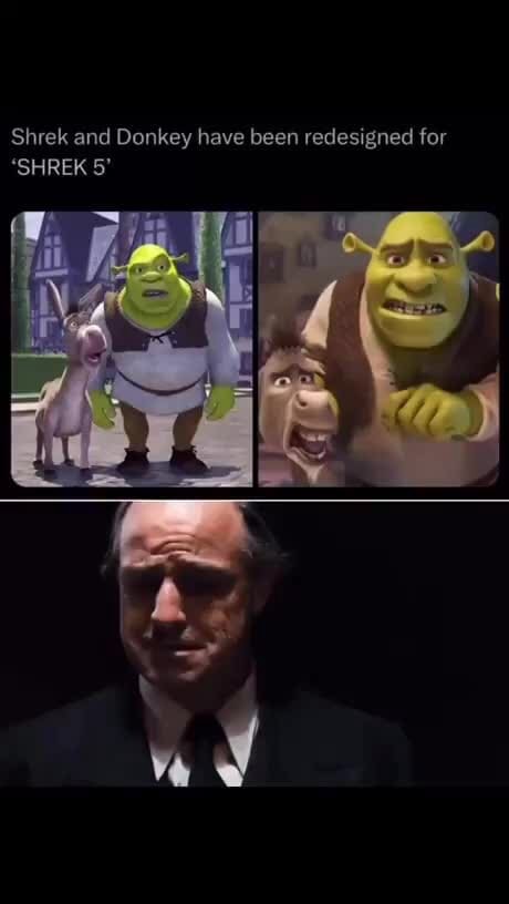 Shrek and Donkey have been redesigned for "SHREK 5" - America’s best ...