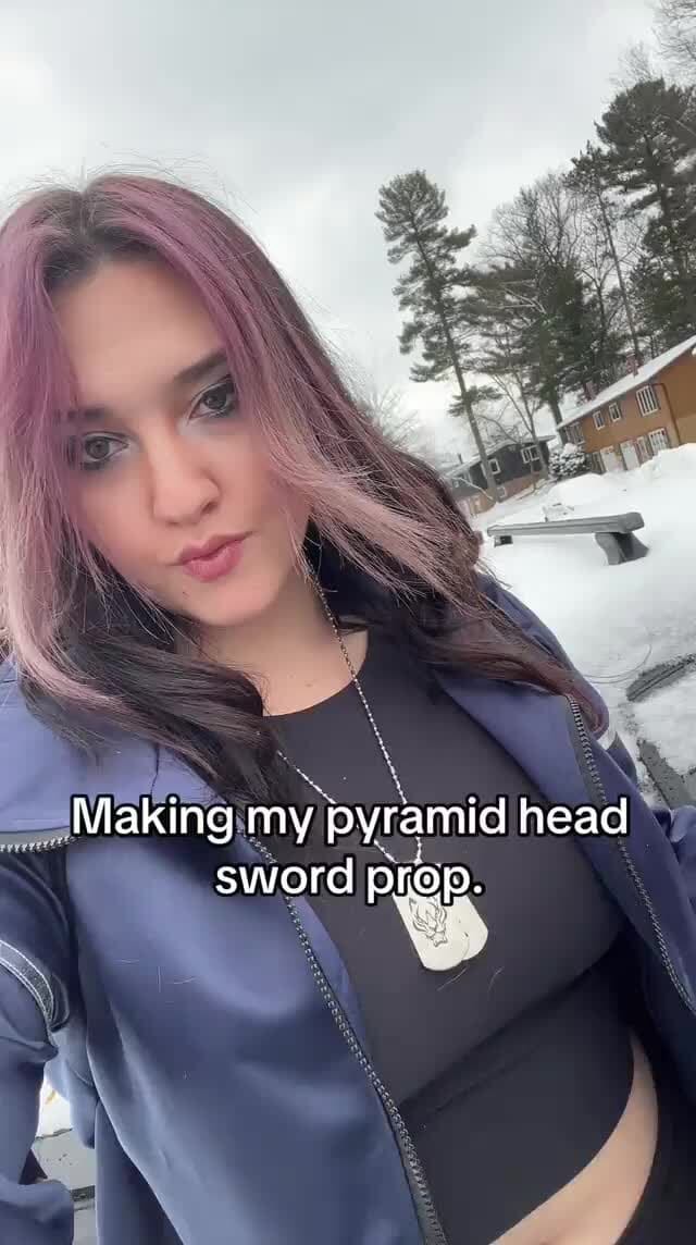 Making my pyramid head sword prop. - iFunny