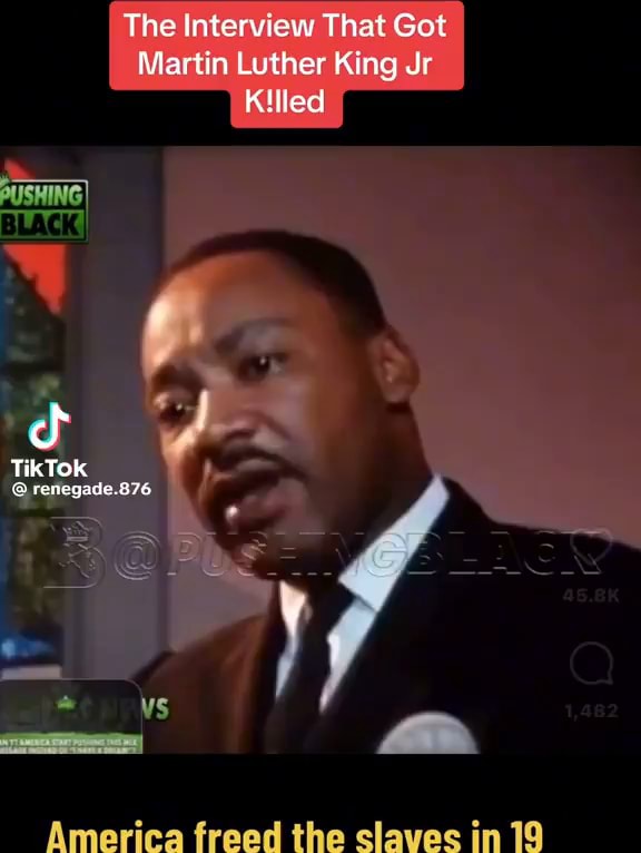 The Interview That Got Martin Luther King Jr Killed PUSHING RLACK I ...
