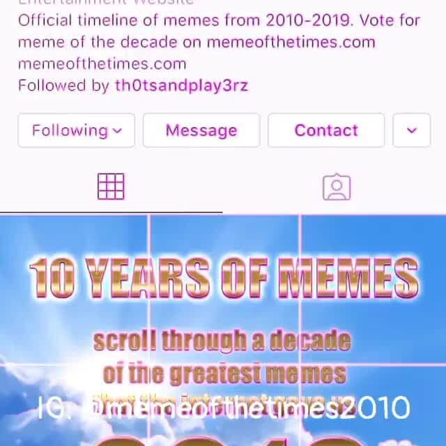 Official timeline of memes from 2010-2019. Vote for meme of the decade ...