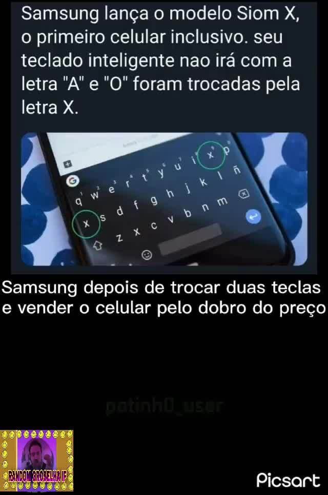 Samsung lança o modelo Siom X, o primeiro celular inclusivo. seu ...