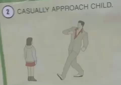 CASUALLY APPROACH CHILD. - iFunny