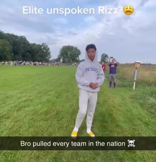 Elite unspoken Rizz? Bro pulled every team in the nation - iFunny