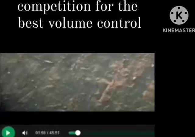 Competition for the best volume control KINEMASTER - iFunny