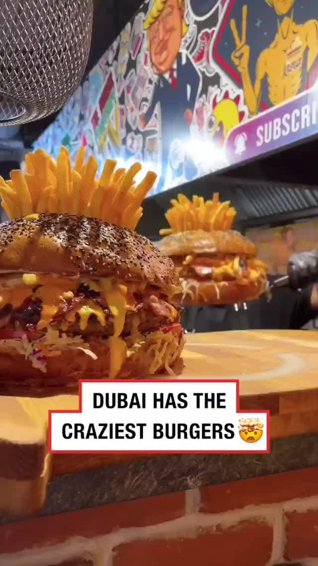 This doesnt even look real bossmansburgrfactory dubai burger ...