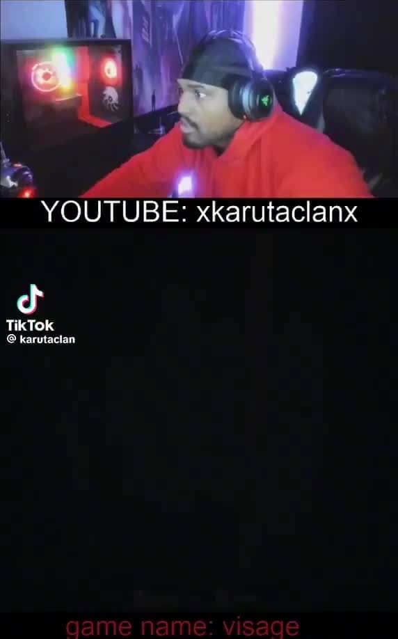 YOUTUBE: xkarutaclanx TikTok karutaclan game name: visage - iFunny