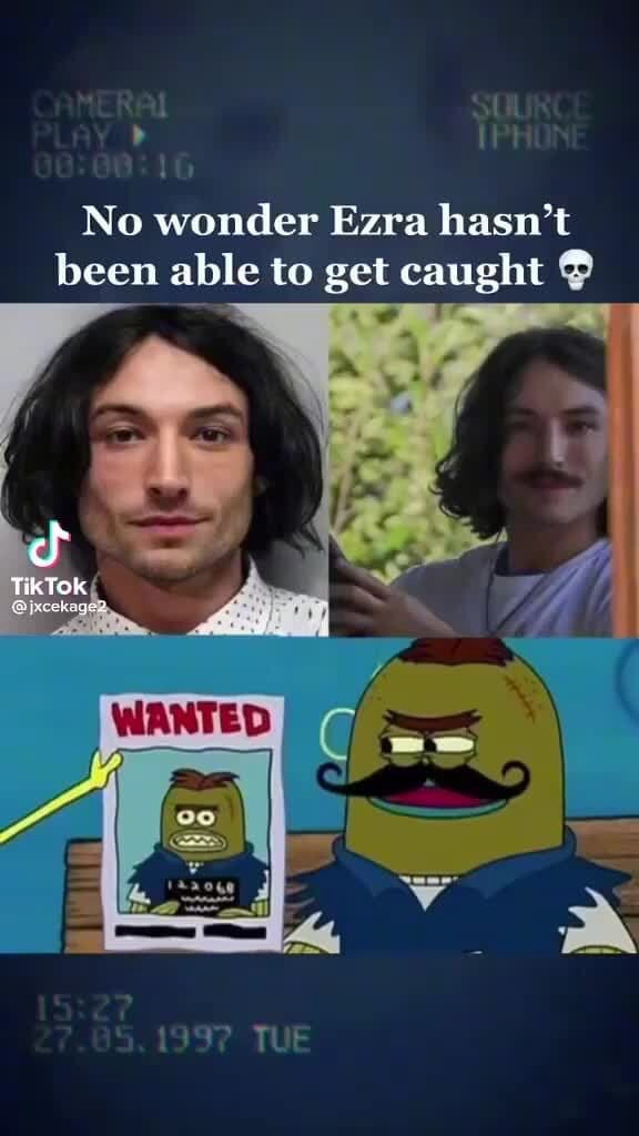 No wonder Ezra hasn't been able to get caught TikTok - iFunny