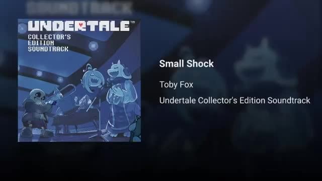 COLLECI Small Shock Toby Fox Undertale Collector's Edition Soundtrack ...