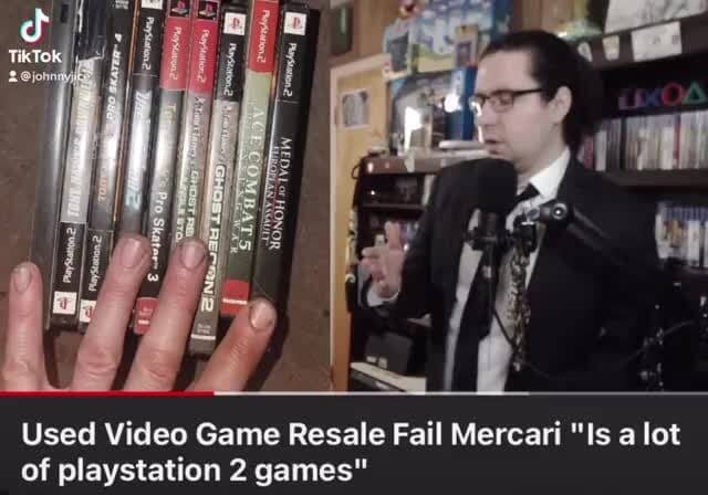 TikTok SS Used Video Game Resale Fail Mercari "Is a lot of playstation ...