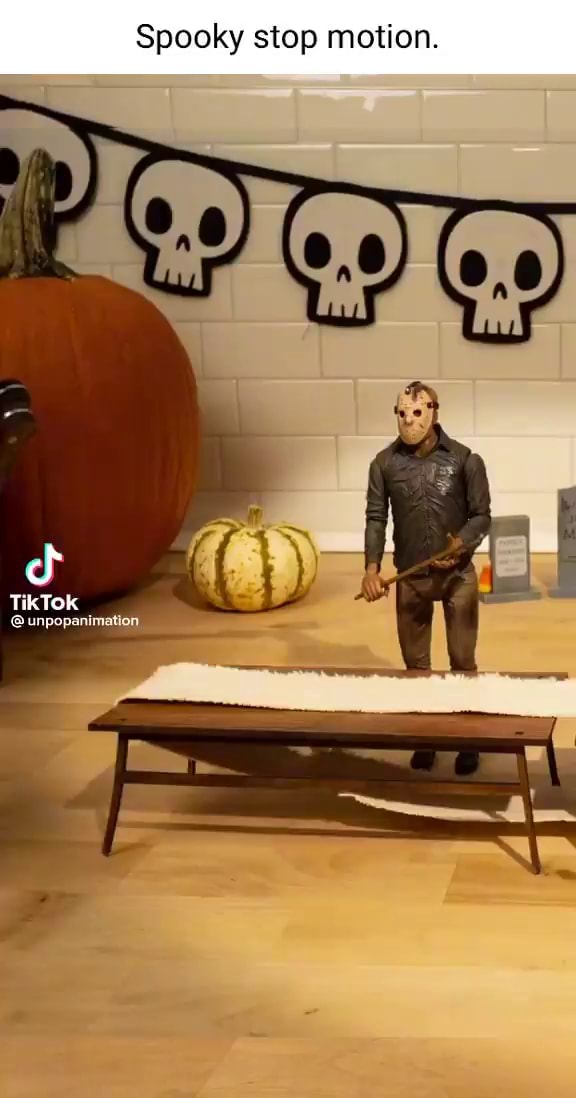Spooky stop motion. TikTok unpopanimatio - iFunny