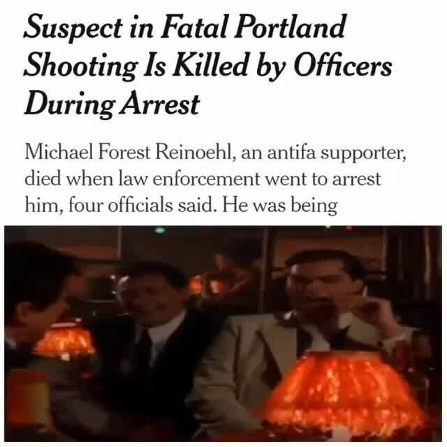 Suspect In Fatal Portland Shooting Is Killed By Officers During Arrest