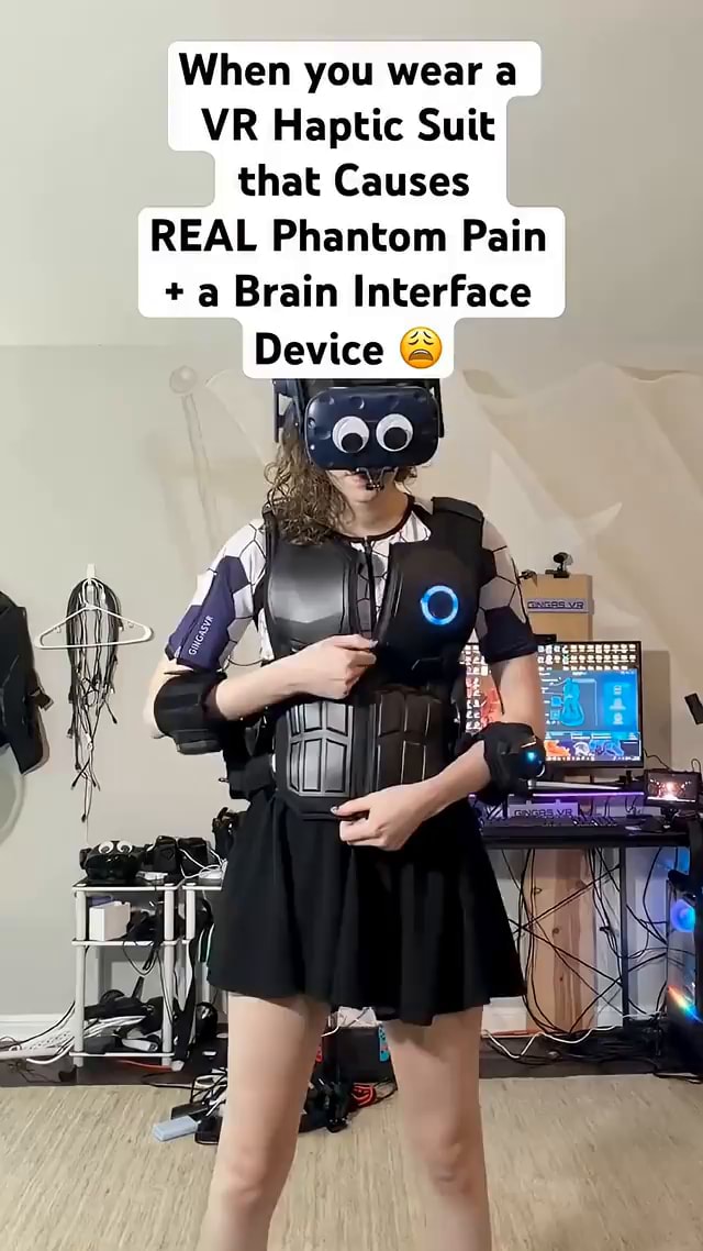 When you wear a VR Haptic Suit that Causes REAL Phantom Pain + a Brain ...