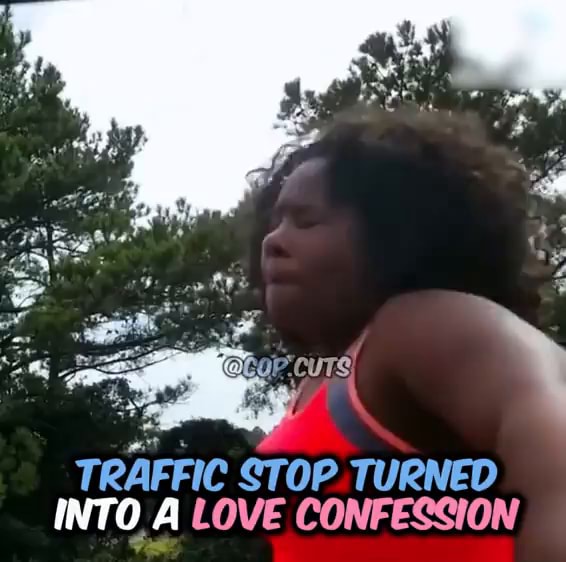 Fe TRAFFIC STOP TURNED INTO A LOVE CONFESSION - iFunny