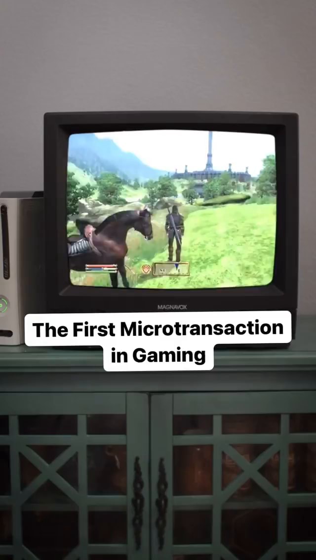 II The First Microtransaction in Gaming - iFunny