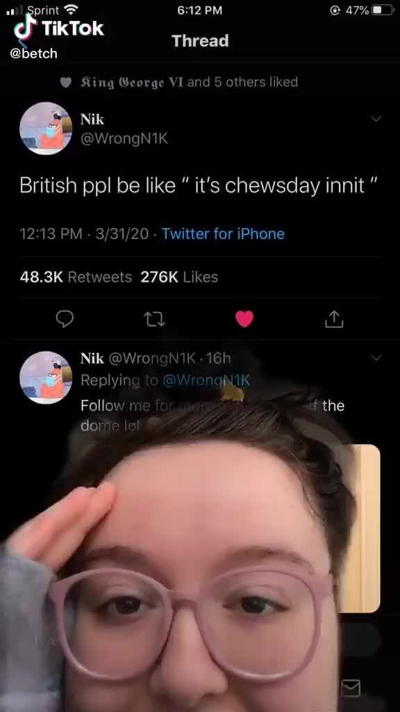 Print PM TikTok Thread @betch King George VI and 5 others liked British ...