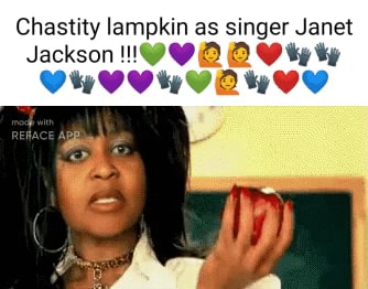 Chastity lampkin as singer Janet Jackson ww GO ty ty - iFunny