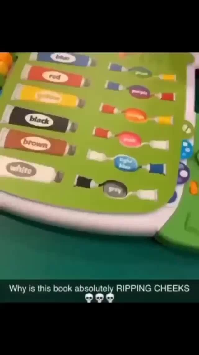 Why is this book absolutely RIPPING CHEEKS - iFunny