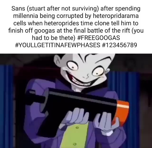 Sans (stuart after not surviving) after spending millennia being ...