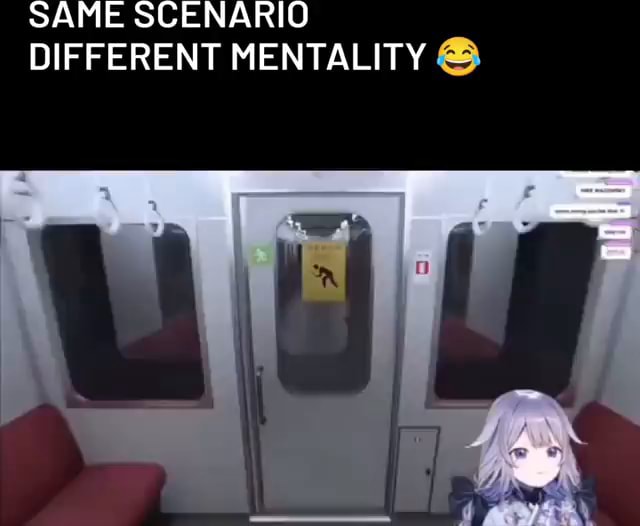 SAME SCENARIO DIFFERENT MENTALITY - iFunny