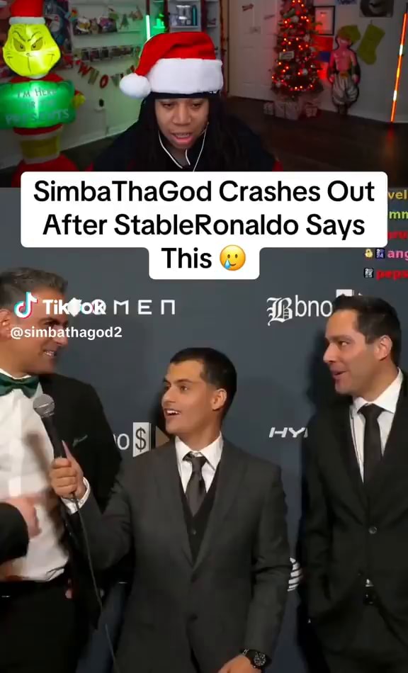 SimbathaGod Crashes Out After StableRonaldo Says en athagod2 - iFunny