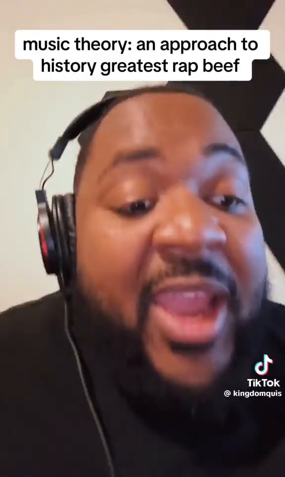 Music theory: an approach to history greatest rap beef TikTok ...